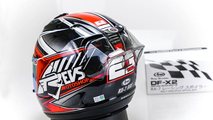 Jual SPOILER RACING ARAI RX7X DF-X2 ORI (SMOKE) - Kota Palembang - Revs ...