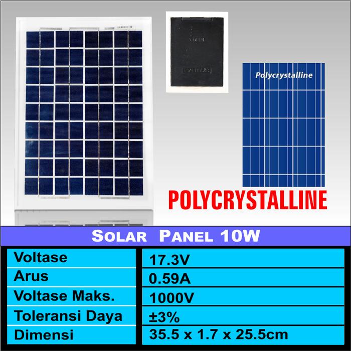 Jual solar panel/papan solar/panel surya 10wp - Jakarta Barat ...