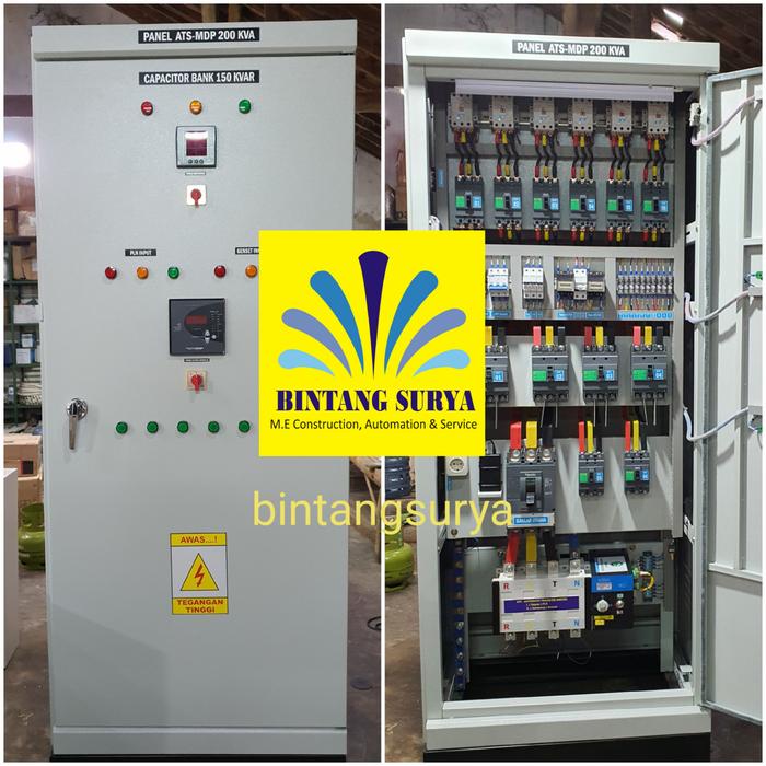 Jual Panel 3 in 1 ATS, MDP & Capacitor Bank 150 Kvar PLN 197 KVA (Type ...