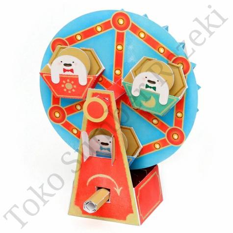 Jual Paper Craft 3D Ferris Wheel Nostalgic Mini Version Papercraft ...