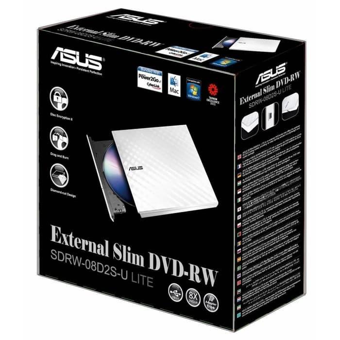 Jual Dvdrw External Asus 08D2S USB 2.0 - External Slim Dvd-RW Asus ...