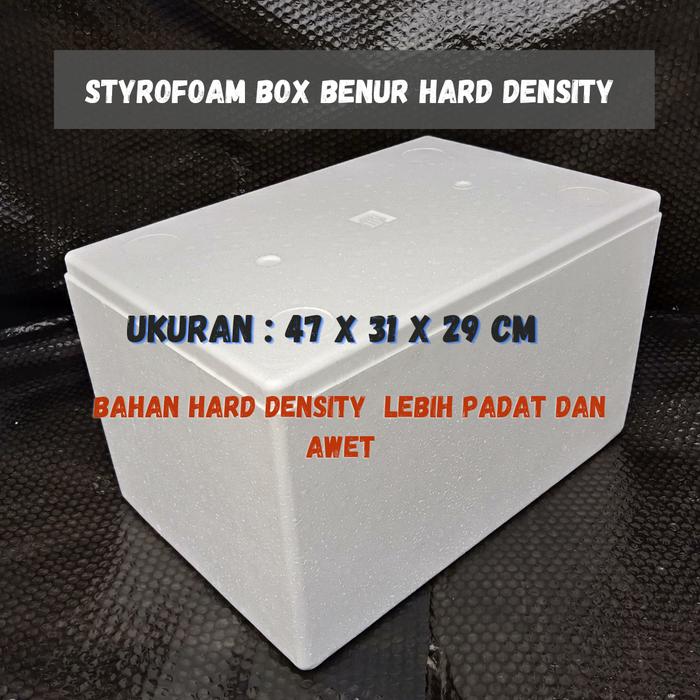 Jual STYROFOAM BOX / STEROFOAM BOX 47 cm / BOX BENUR HARD DENSITY ...