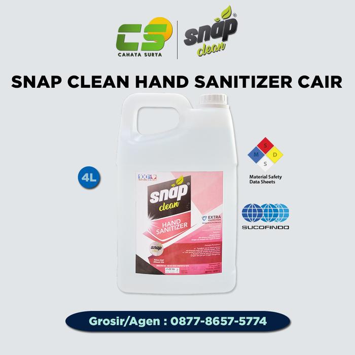 Jual SNAP CLEAN - HAND SANITIZER 4L/GALON - Jakarta Timur - Skandavian ...