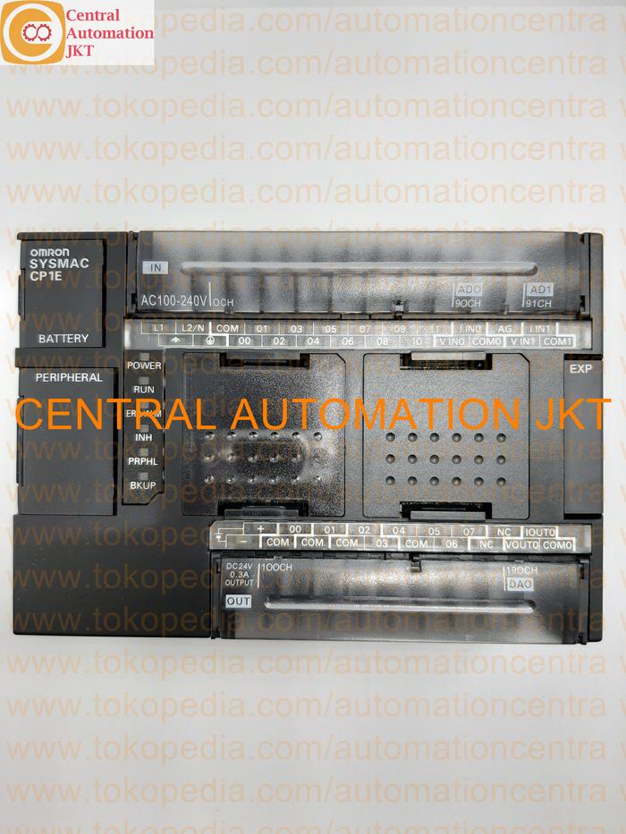 Jual PLC OMRON CP1E-NA20DR-A - Kota Batam - Central Automation JKT ...
