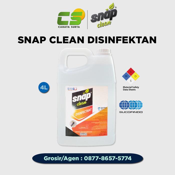 Jual SNAP CLEAN - DISINFEKTAN 4L/GALON (CAIRAN DISINFEKTAN ...