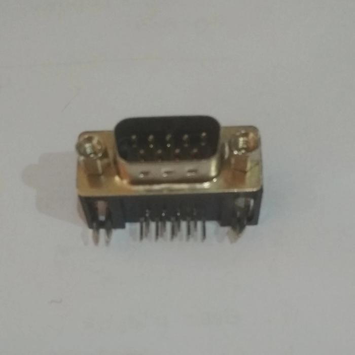 Jual Konektor DB9 VGA male 9p konektor bengkok L PCB right angle - Kota ...