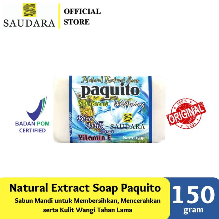 Jual Paquito Soap Whitening Padi Susu 150 Gr - Paquito Rice Milk - Kota ...