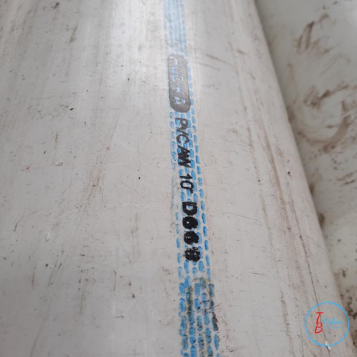 Promo Pipa PVC 10 inch RUCIKA WAVIN (AW) per Batang / Pipa 10 inch ...