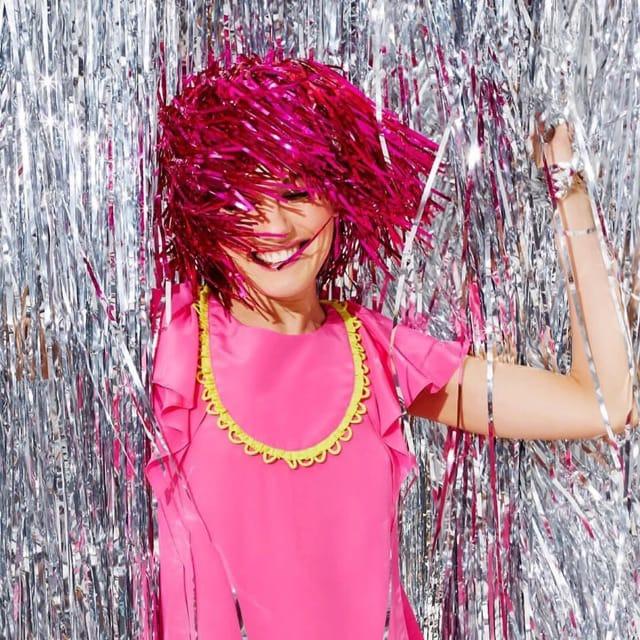 Jual TIRAI RUMBAI FOIL CURTAIN BACKDROP PARTY METALIK SILVER PERAK ...