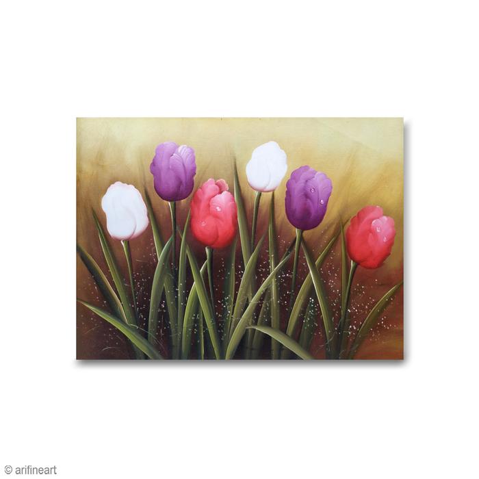 Sketsa Lukisan Bunga Tulip