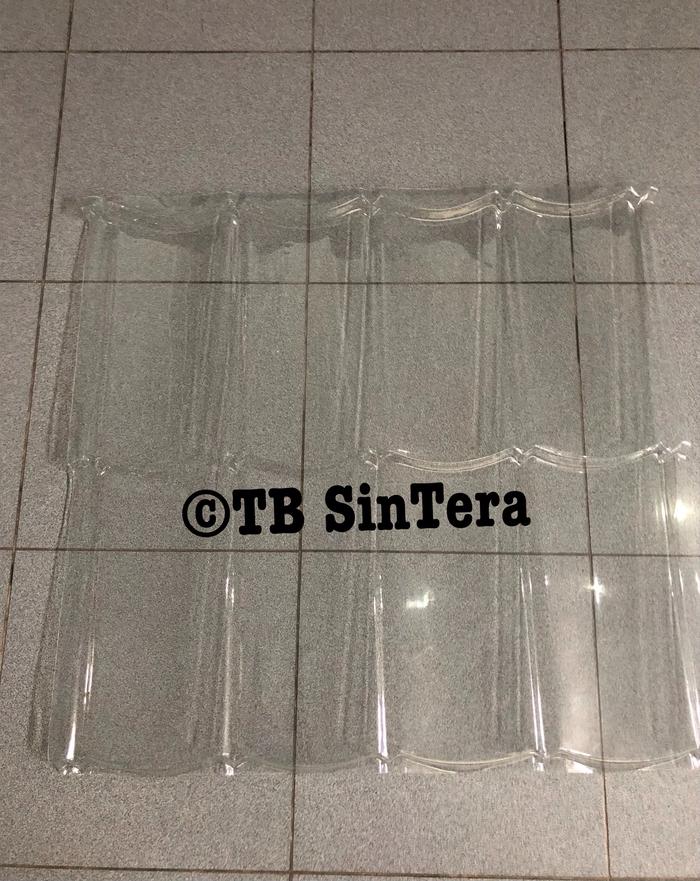 Jual Atap Genteng Metal Transparan 2 x 4 / Genteng Fiber Transparan 2x4 ...