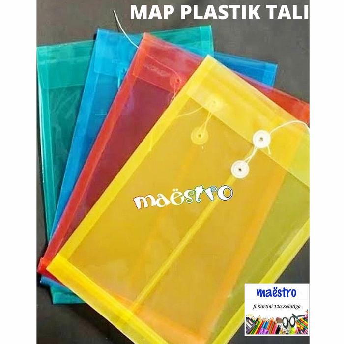 Jual Map Plastik Tali/ Map Plastik Folio/F4 /Map Plastik Murah - Kota ...