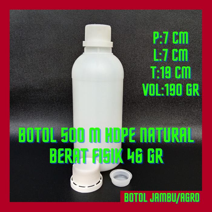 Jual BOTOL 500 ML HDPE JAMBU/AGRO - Jakarta Barat - Brains Packaging ...