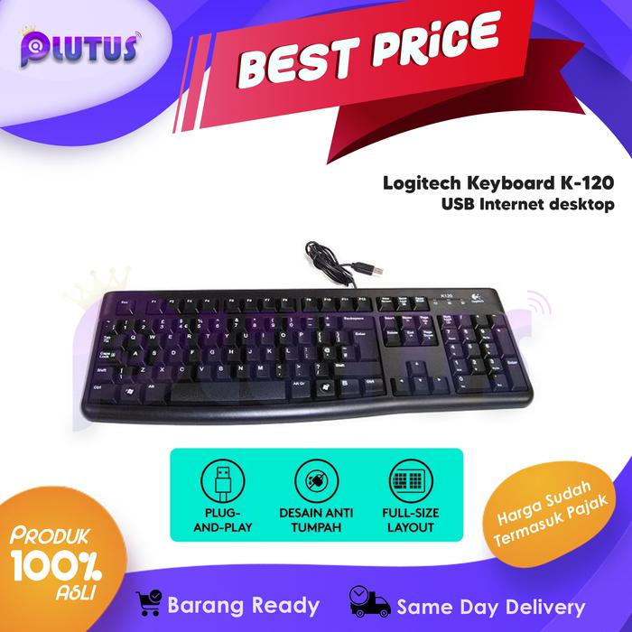 Jual Logitech K-120 Keyboard K120 USB - Jakarta Pusat - PLUTUS tech ...
