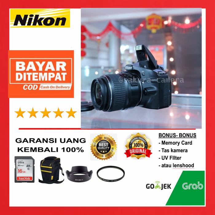 Jual Nikon D3200 kit 18-55mm Kamera Nikon D3200 kit - Jakarta Pusat - SAKURA CAMERA | Tokopedia