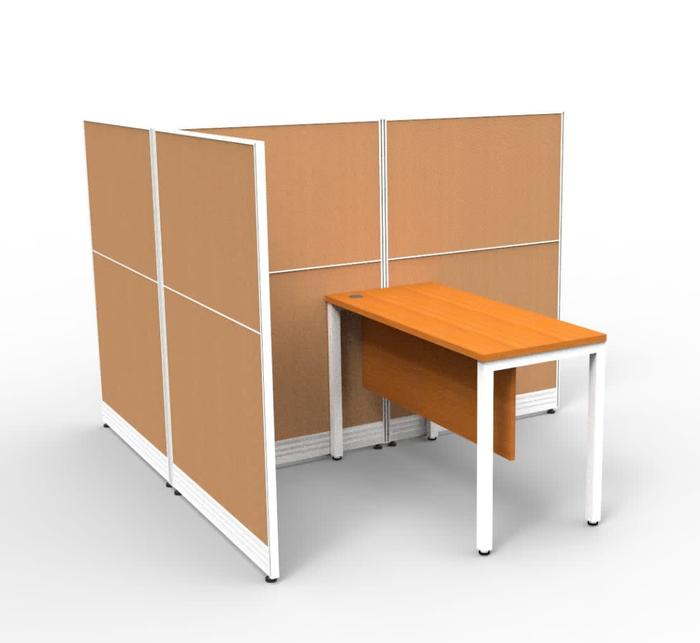 Jual Panel partisi sekat pembatas meja kerja T.125 x 200 cm tebal 3 cm ...