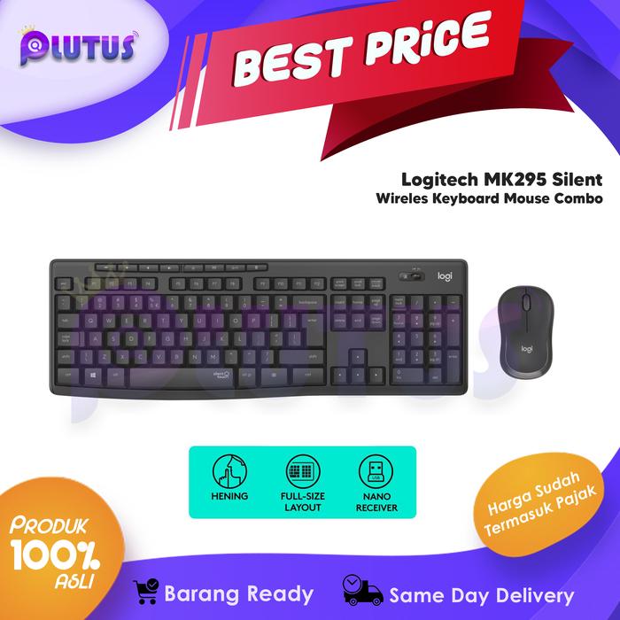 Jual Logitech MK-295 Wireless Combo Keyboard Mouse MK295 - Jakarta ...