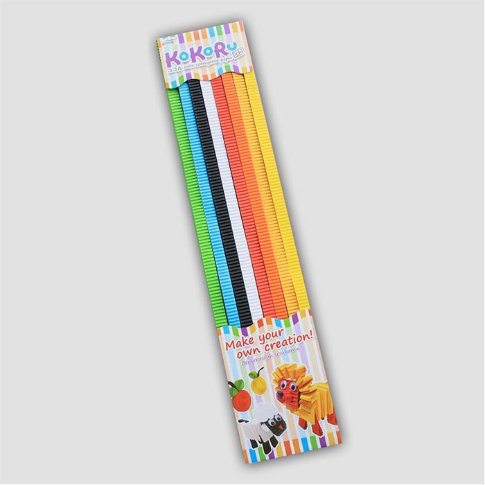 Jual KOKORU COLOR CORRUGATED PAPER KERTAS BERGELOMBANG PAPERLINE STRIP ...