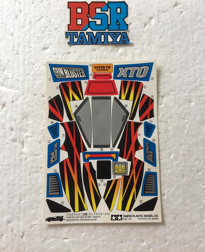 Jual Tamiya - Decal xto super fm - Kota Banjarbaru - BSR TAMIYA | Tokopedia