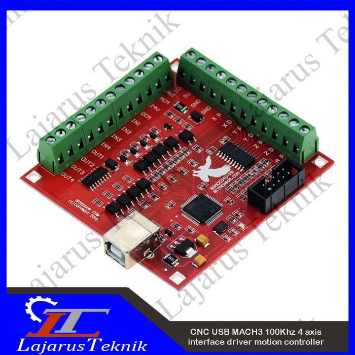 Jual CNC USB MACH3 100Khz 4 axis interface driver motion controller Merah - Kota Cimahi ...