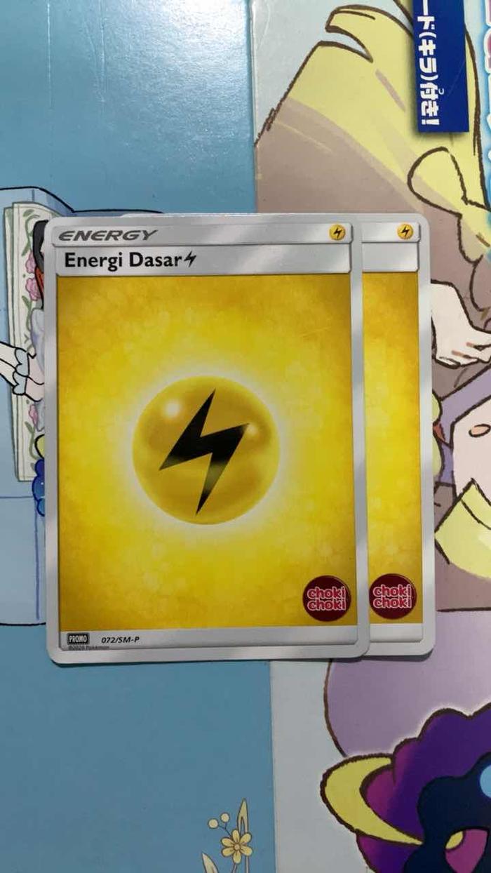 Jual lightning energi petir choki (1) BUAH pokemon tcg kartu indo NON ...