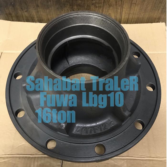 Jual nap roda wheel hub fuwa 3601S lobang 10 kap 16 ton buntut trailer ...