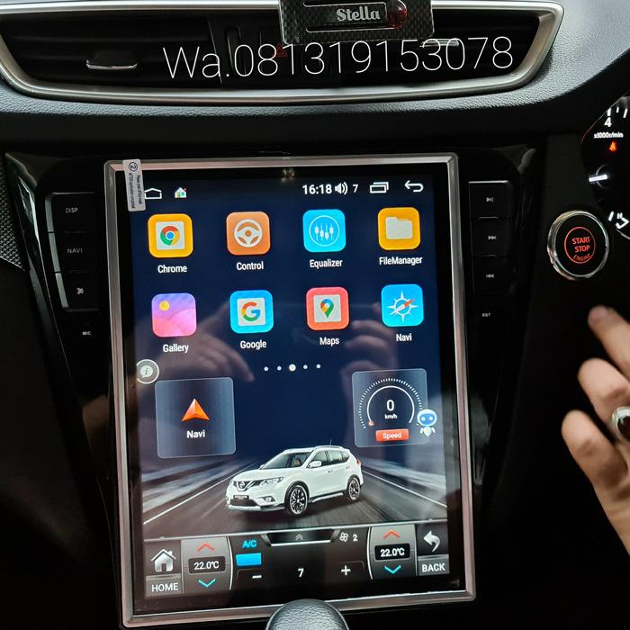 Jual Head unit oem new xtrail | head unit android tesla tomiko new ...