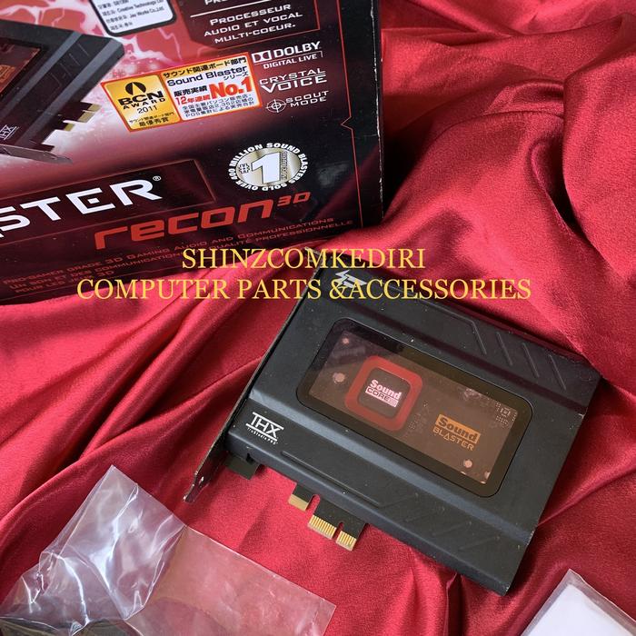 Jual CREATIVE SOUND CARD BLASTER RECON3D FATAL 1TY PROFESSIONAL ...