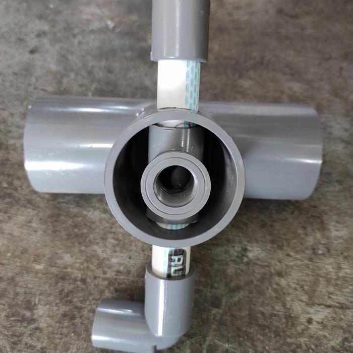 Jual Bottom Drain 2inch Versi T | Bahan Rucika | Bottom Drain Kolam Koi ...