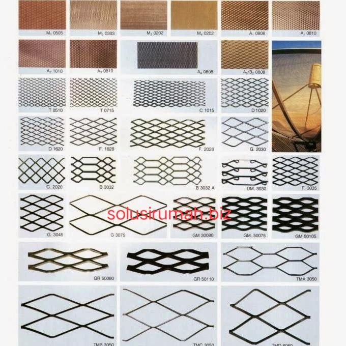 Jual KAWAT MESH EXPANDA iklan variasi BESI HITAM EXPANDED METAL plat ...