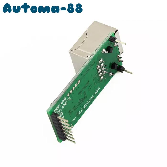 Jual Module Serial Rs232 Uart Ttl To Ethernet Tcp Ip Rj45 Usr-tcp232-t2 ...