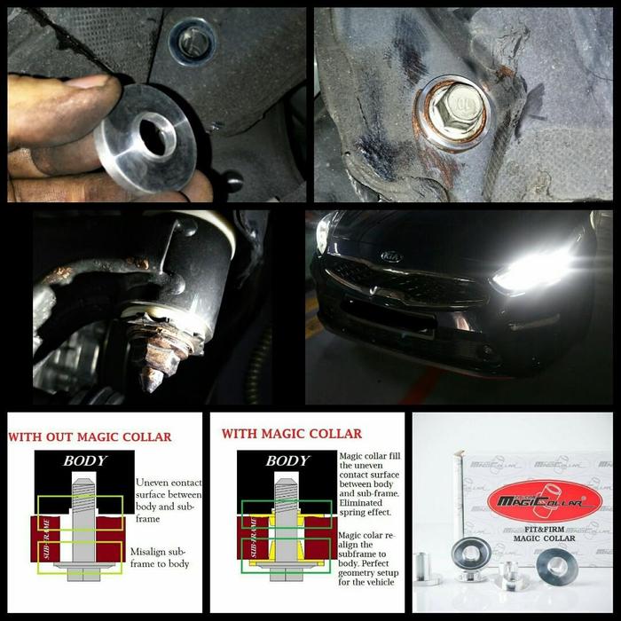 Jual Aksesoris Stabiliser Subframe Rigid Magic Collar Toyota Hilux Revo ...