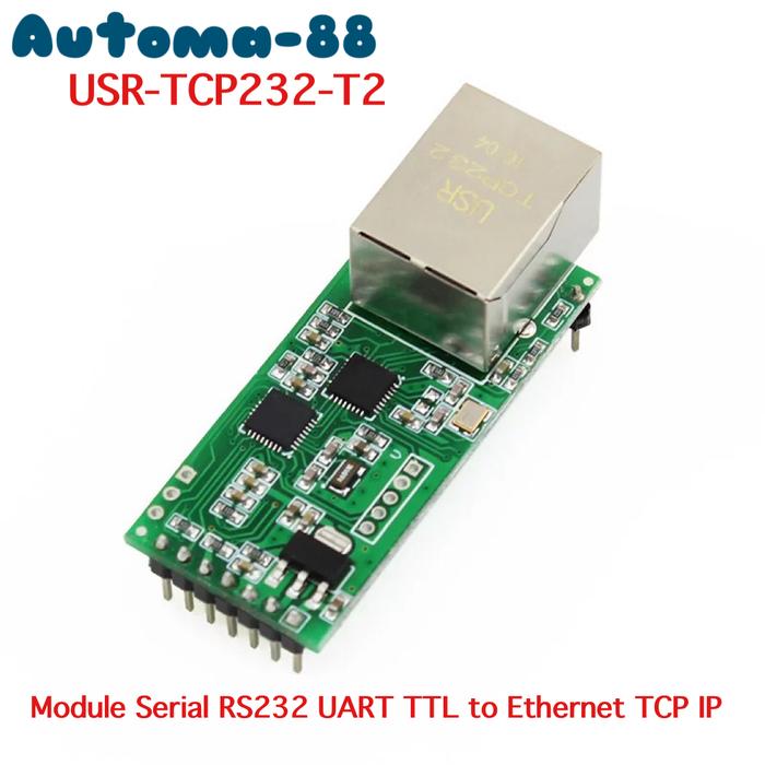 Jual Module Serial RS232 UART TTL to Ethernet TCP IP RJ45 USR-TCP232-T2 - Kab. Bekasi - Automa ...