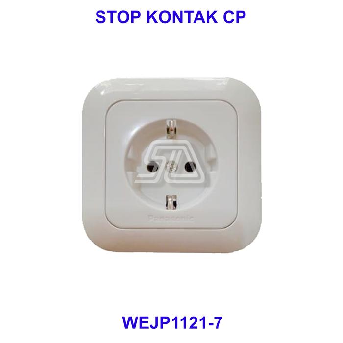 Promo Panasonic Panasonic Stop kontak Wide series WEJP1121-7 Singgle ...