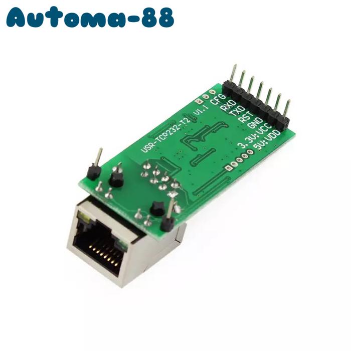 Jual Module Serial Rs232 Uart Ttl To Ethernet Tcp Ip Rj45 Usr-tcp232-t2 Di Seller Rukia ...