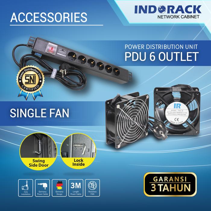 Jual Wr5008s - 8u Wallmount Rack Depth 500mm Single Door 19 - Indorack ...