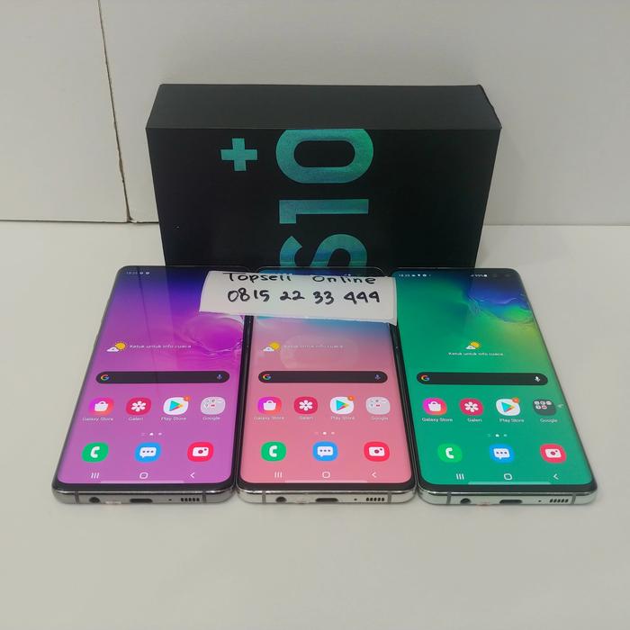 Jual Samsung S10+ Plus Ram 8/128 Gb Second Resmi Sein Lengkap - Jakarta ...