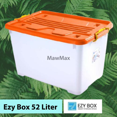 Jual Container Box 52 Liter Tebal Kuat Tahan Banting Ezy Box EZ-52 ...