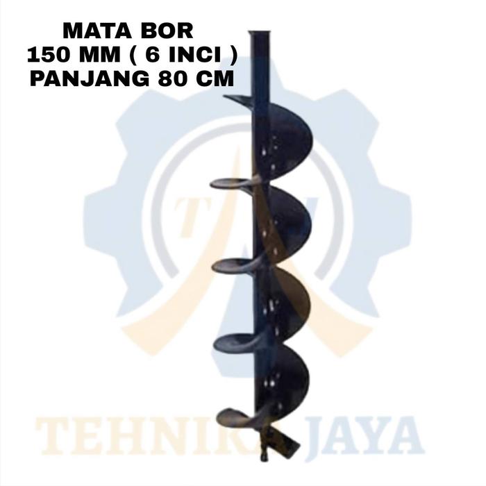 Jual Earth Auger Mata Bor Tanah Biopori Sumur - 250MM (10INCI ...
