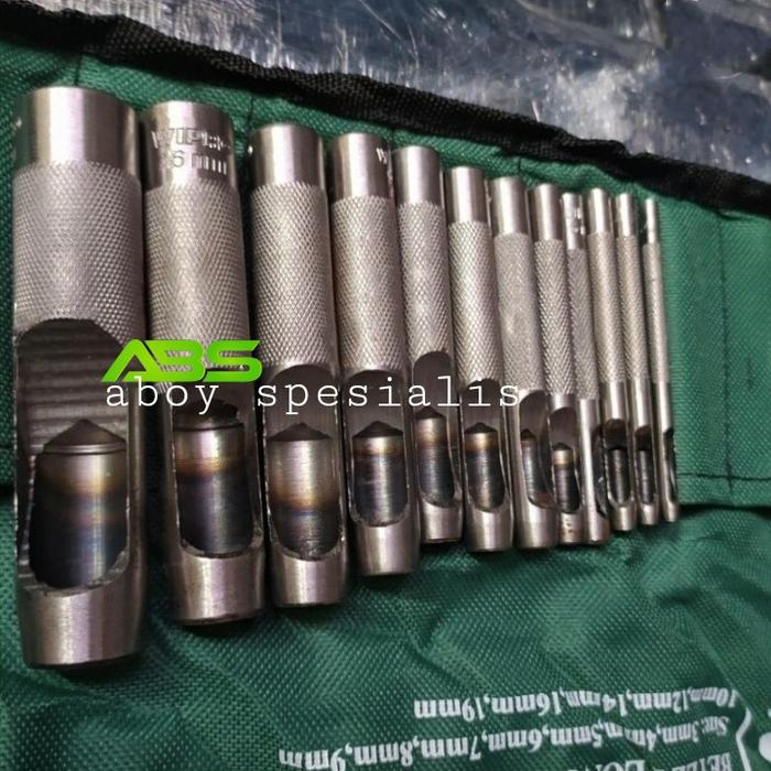 Jual Plong Set Wipro hollow punch set 12 pcs alat pembolong gasket ...