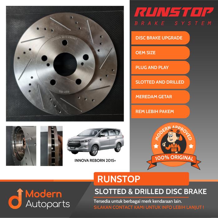 Jual Disc Brake / Cakram RUNSTOP Innova Reborn 2015+ Plug And Play OEM ...
