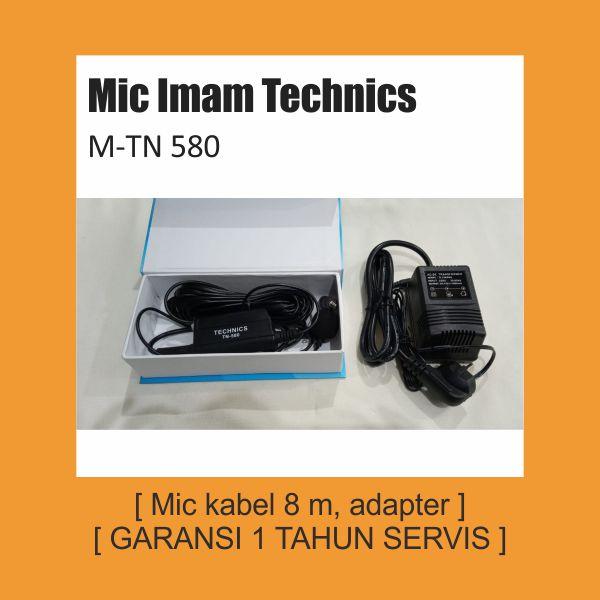 Jual Mic Technics TN 580 Technics Imam Kerah Clip On Tanpa Battery ...