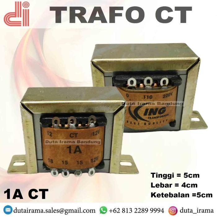 Jual Trafo King 1A CT trafo 1a ct trafo ct 1a - 1A CT 18V - Kota ...