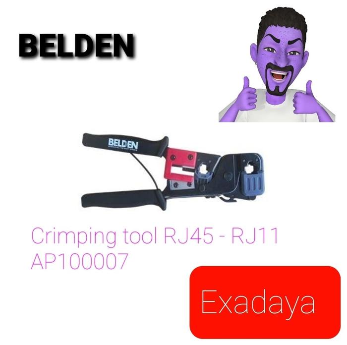 Jual Belden Crimping Tool Modular Plug RJ45 RJ11 ORIGINAL ( AP100008 ...