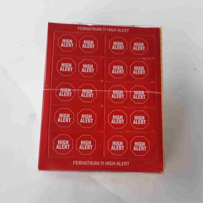Jual Stiker Penanda High Alert - Kab. Sleman - Syafana | Tokopedia