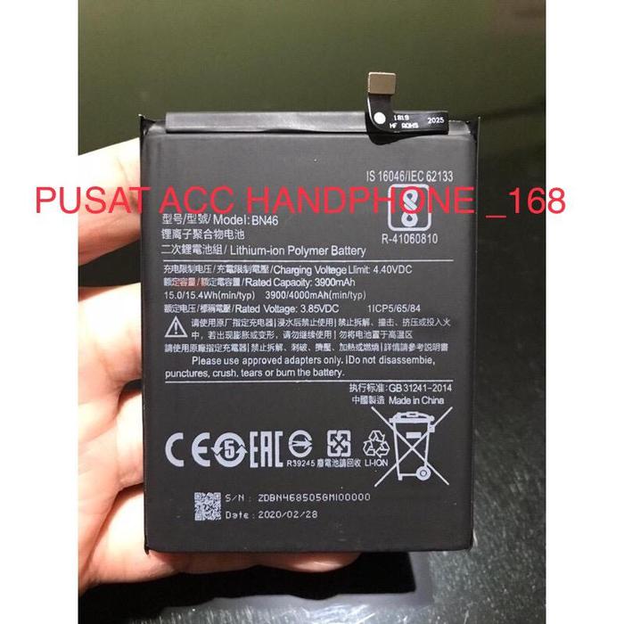 Jual BATERAI ORIGINAL 100% XIAOMI REDMI 7 REDMI NOTE 8 BN46 BATTERY ORI ...