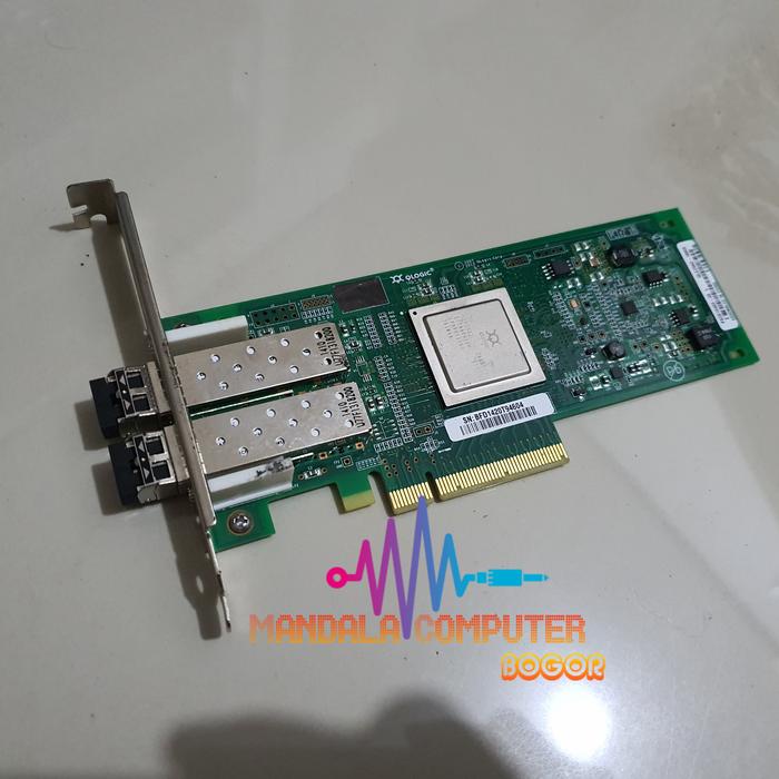 Jual Qlogic QLE2562 Dual Port 8Gbps Fiber Channel PCIe Host Bus Adapter ...