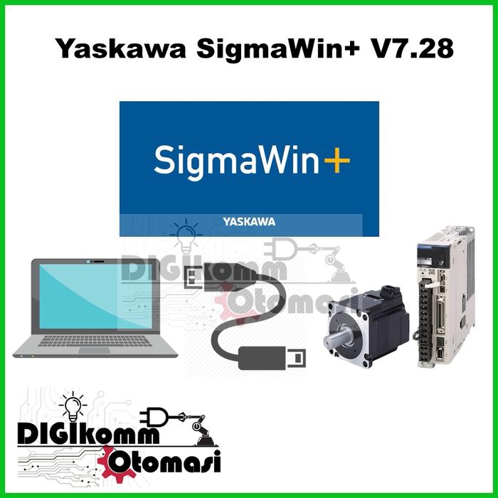 Jual Yaskawa SigmaWin+ V7.28 Servo Drive Software Configuration - Kab ...