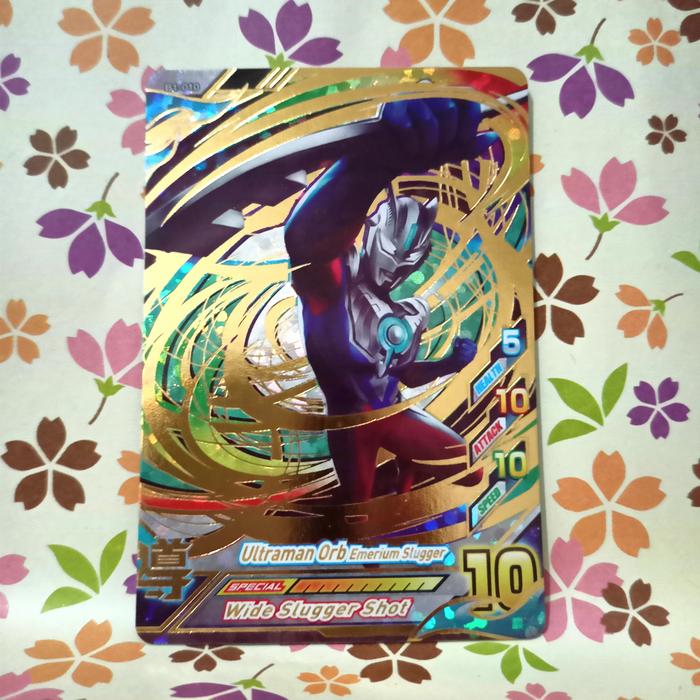 Jual Ultraman Orb emerium slugger UR B1-010 ultraman fusion fight R/B ...