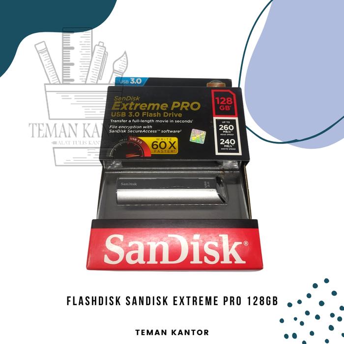 Jual SANDISK FLASHDISK EXTREME PRO 128GB USB 3.1 CZ880 SSD CZ 880 ...